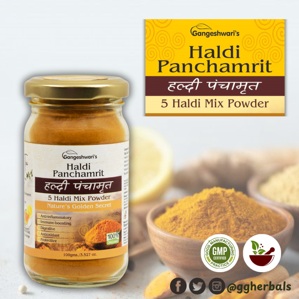 Buy Ayurvedic Pancham Haldi For Strong Immunity | Gangeshwari Herbals